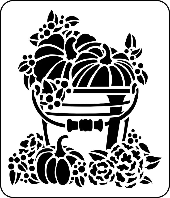 Pumpkin Bucket Stencil – Urban Legends Antiques